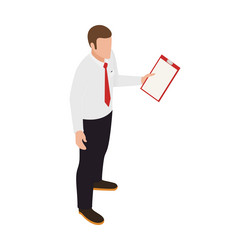 Car dealer man automobile sales agent Royalty Free Vector