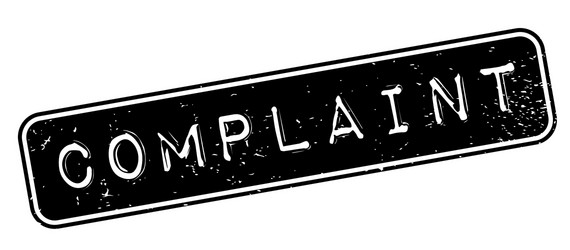 Complaint stamp on white background Royalty Free Vector