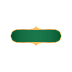 Islamic button sign Royalty Free Vector Image - VectorStock