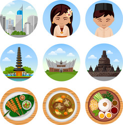Indonesia Infographic Travel Vector Images (over 520)