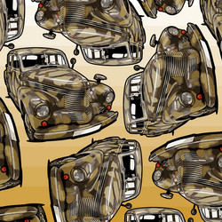 Car pattern for graphic design Royalty Free Vector Image