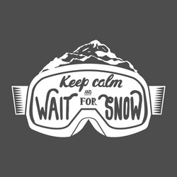 Handdrawn vintage snowboarding quotes Royalty Free Vector