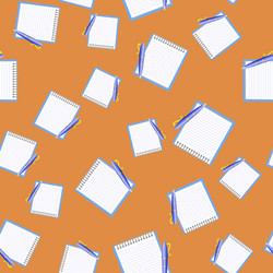 Notebook and pen Royalty Free Vector Image - VectorStock