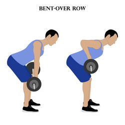 Bent Over Row Vector Images (67)