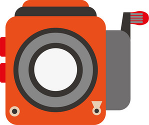 Retro camcorder symbol Royalty Free Vector Image