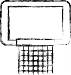 Basketball Backboard Drawing