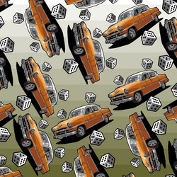 Car pattern for graphic design Royalty Free Vector Image