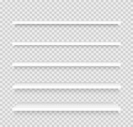 Blank empty showcase displays front view on white Vector Image
