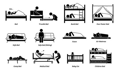 Stickman Bed Vector Images (82)