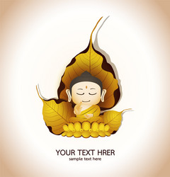 Buddha cartoon Royalty Free Vector Image - VectorStock