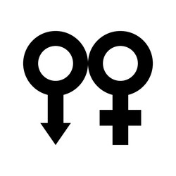 Gender fluid icon Royalty Free Vector Image - VectorStock