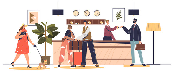 Hotel Guest Vector Images (over 3,100)