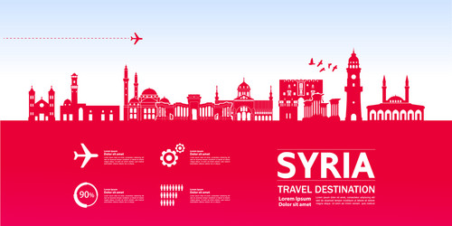 Syria Landscape Vector Images (68)