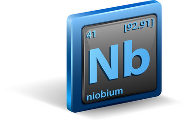 Niobium Element Icon Vector Images (45)