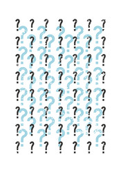 Question mark typographical grunge vintage poster Vector Image