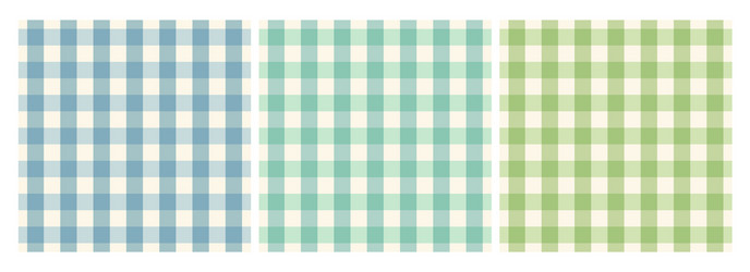 A collection of gingham patterns Royalty Free Vector Image