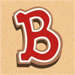 Letter B Cookie Vector Images (over 100)