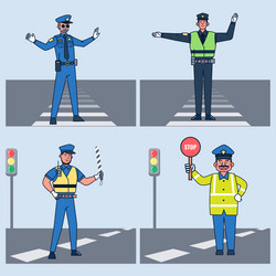 Police Officer Hand Signals Vector Images (over 110)