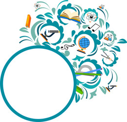 School education concept tree Royalty Free Vector Image