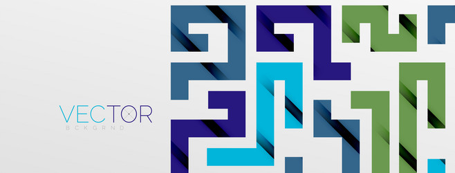 Color bend lines with shadow texture effect Vector Image