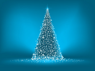 Abstract christmas tree Royalty Free Vector Image