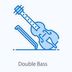 Double bass Royalty Free Vector Image - VectorStock