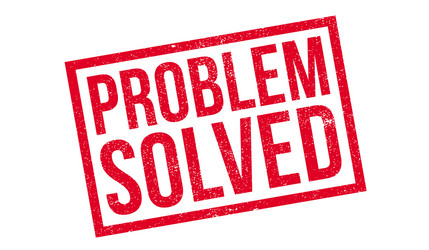 No problem rubber stamp Royalty Free Vector Image