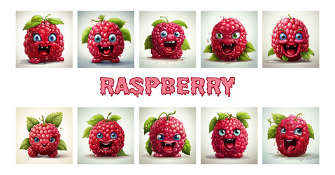 Raspberries Emoji Vector Images (over 170)