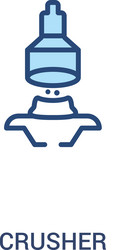 Stone Crusher Icon Vector Images (over 170)