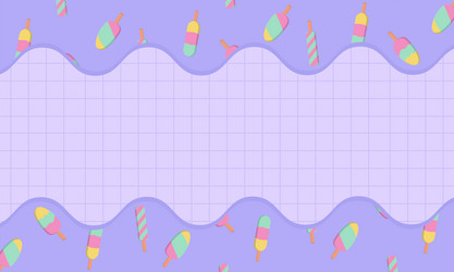 Cute background design template Royalty Free Vector Image