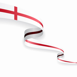 English flag wavy abstract background Royalty Free Vector