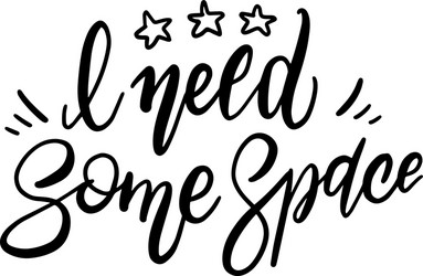 I need some space saying cute saturn planet face Vector Image