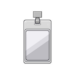 Office id card cartoon Royalty Free Vector Image