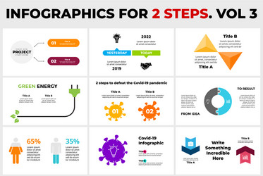 Freelance infographics set Royalty Free Vector Image