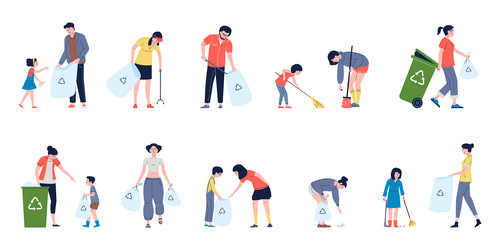 Litter picking Vector Images & Graphics for Commercial Use | VectorStock