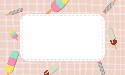 Cute background design template Royalty Free Vector Image