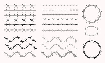 Simple Barbed Wire Drawing