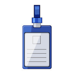 Name id card cartoon Royalty Free Vector Image