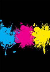 Cmyk Splash Vector Images (over 450)