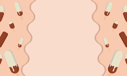 Cute background design template Royalty Free Vector Image