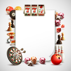 Weight loss fitness realistic frame Royalty Free Vector