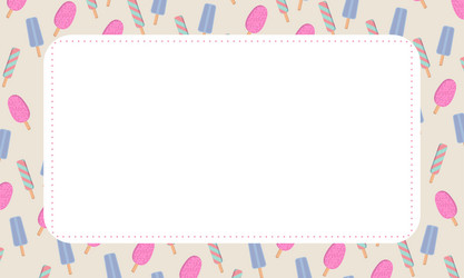 Cute background design template Royalty Free Vector Image