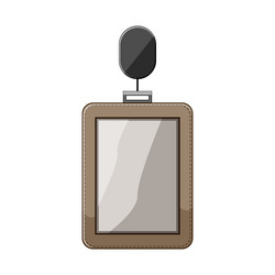 Entity id card cartoon Royalty Free Vector Image