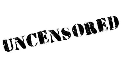 Uncensored rubber stamp Royalty Free Vector Image