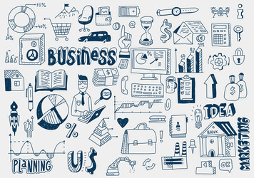 Detection money in computer doodle icon hand Vector Image