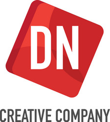 Initial letter nd building logo design template Vector Image