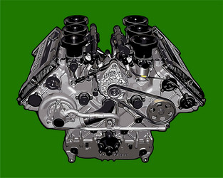 Classic motorcycle template for design needs Vector Image