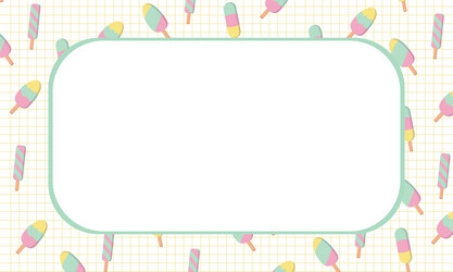 Cute background design template Royalty Free Vector Image