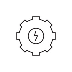 Electric engine icon Royalty Free Vector Image