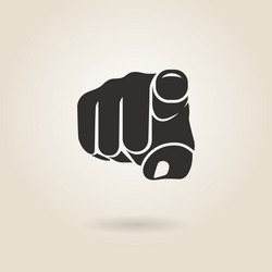 Animated Finger Pointing At You